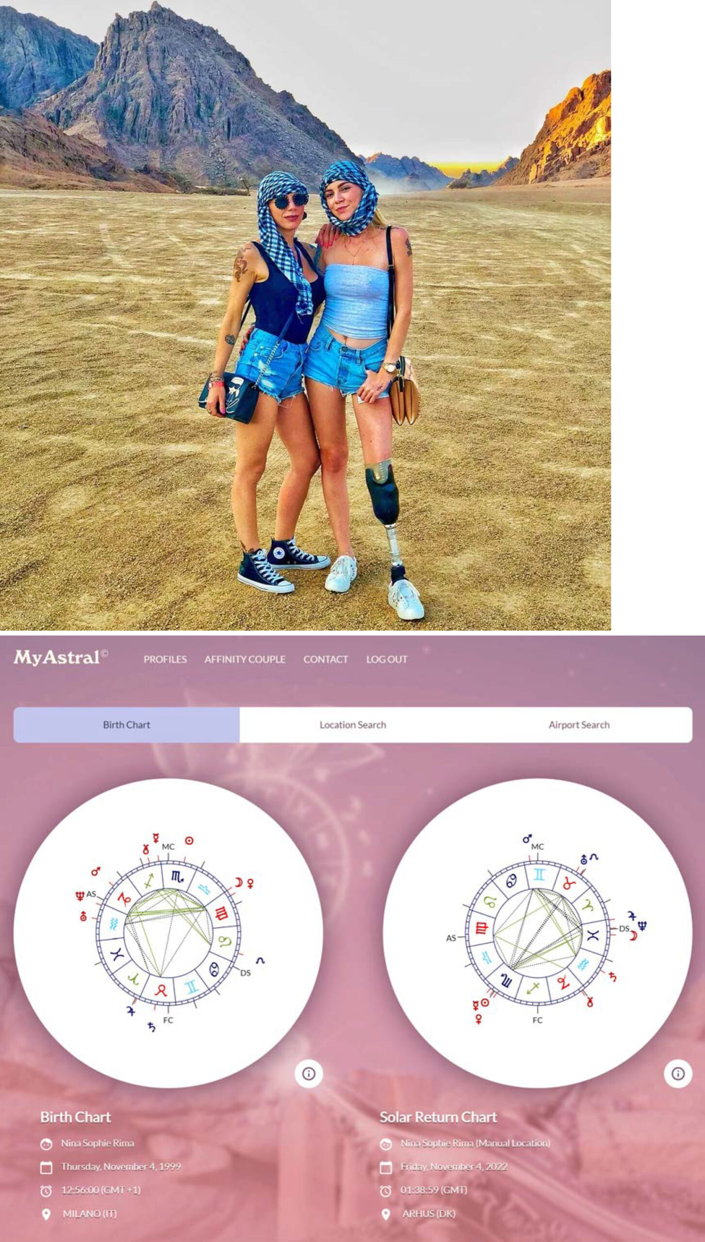 Best wishes to Nina Rima for her first wonderful twenty-three years! - My Astral